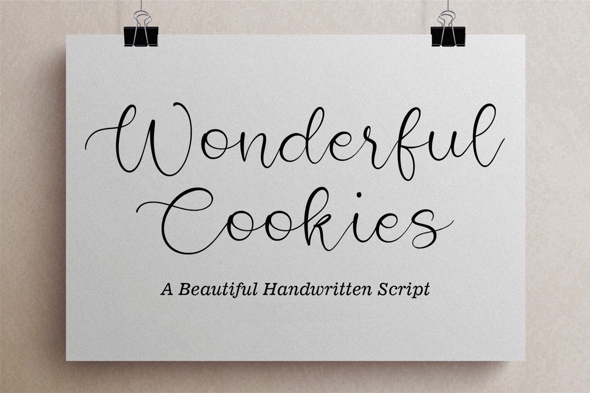 Wonderful Cookies Font | balpirick | FontSpace