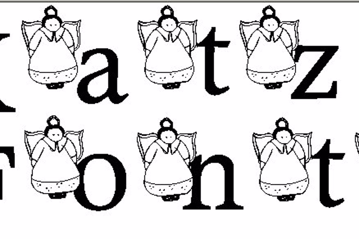 KG SNOWANGEL Font | Katz Fontz | FontSpace