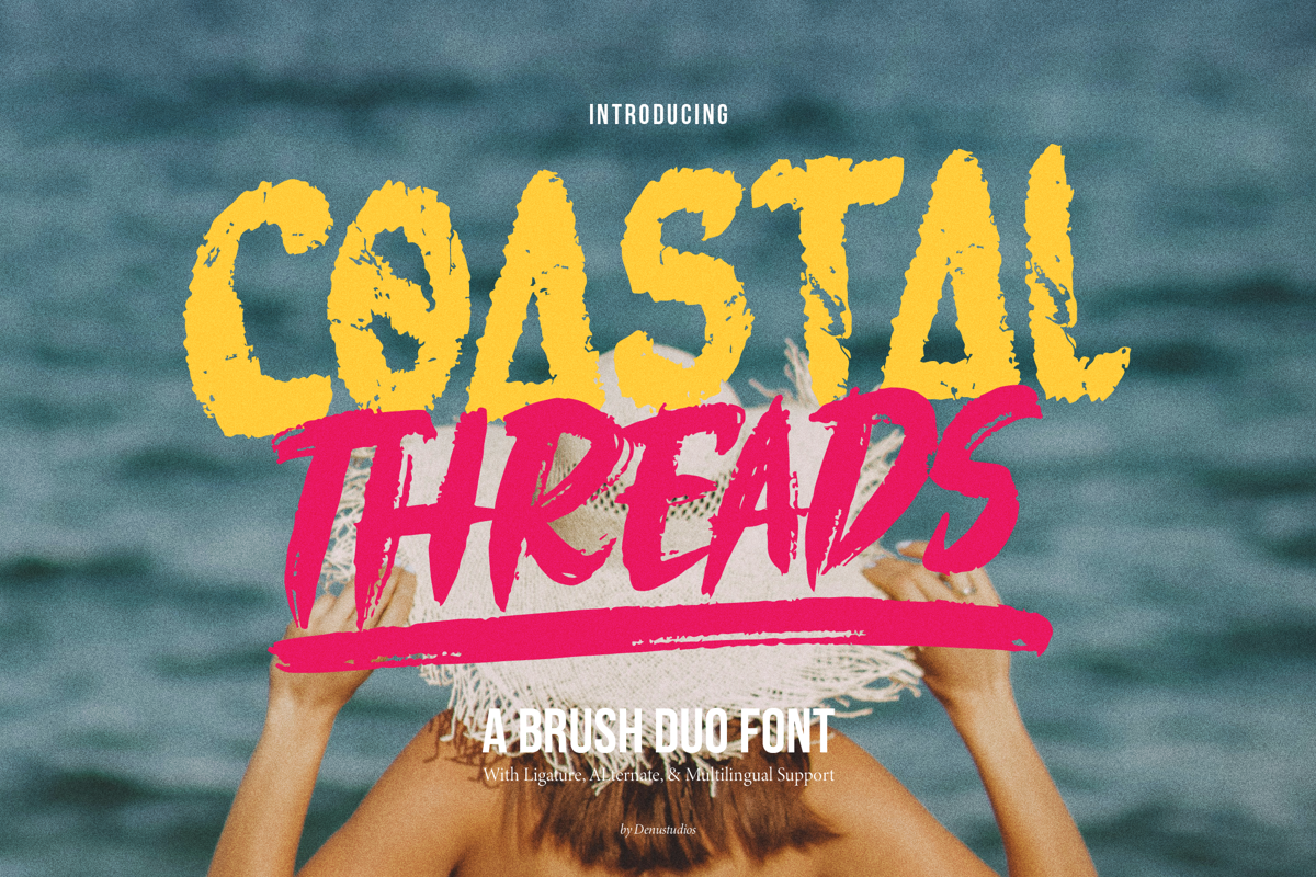 Coastal Threads Font | Denustudios | FontSpace