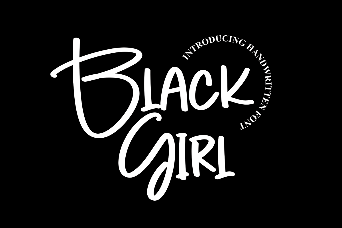 Black Girl Font - Free Download