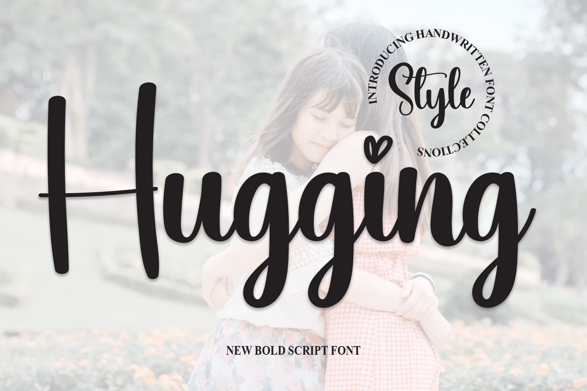 Hugging Font | scratchones_creative | FontSpace