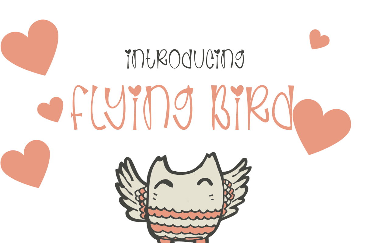 Flying Bird Font - Free Download