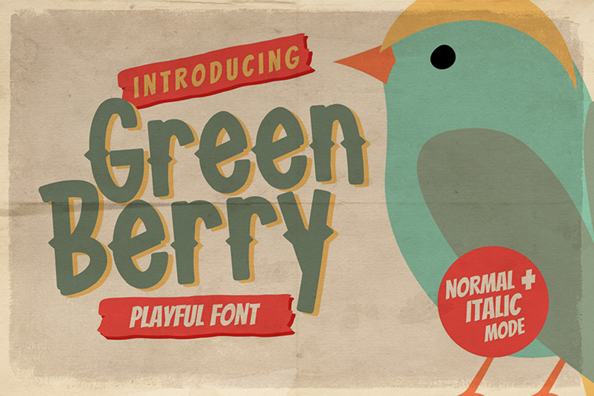 Green Berry Font | Gassstype | FontSpace