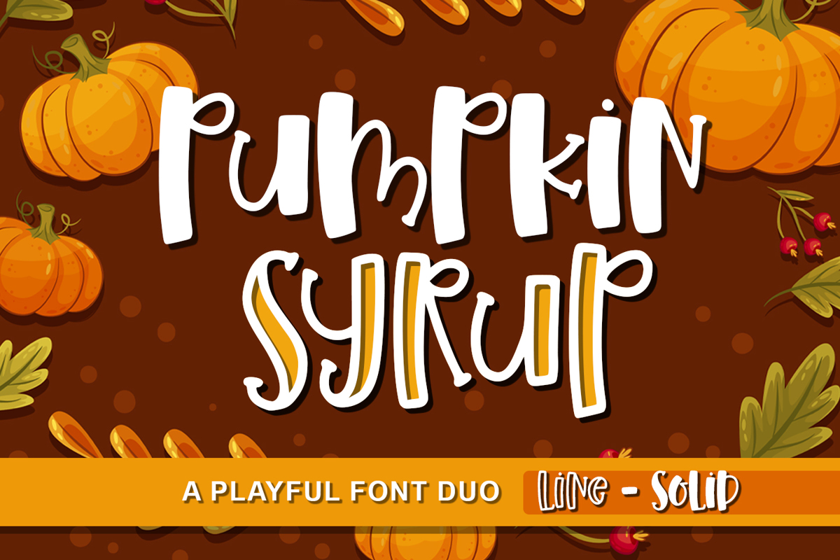 Pumpkin Syrup Font - Free Download