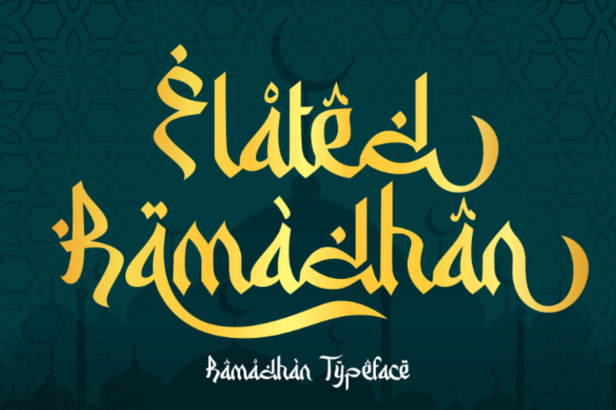 Elated Ramadhan Font | Sealoung | FontSpace