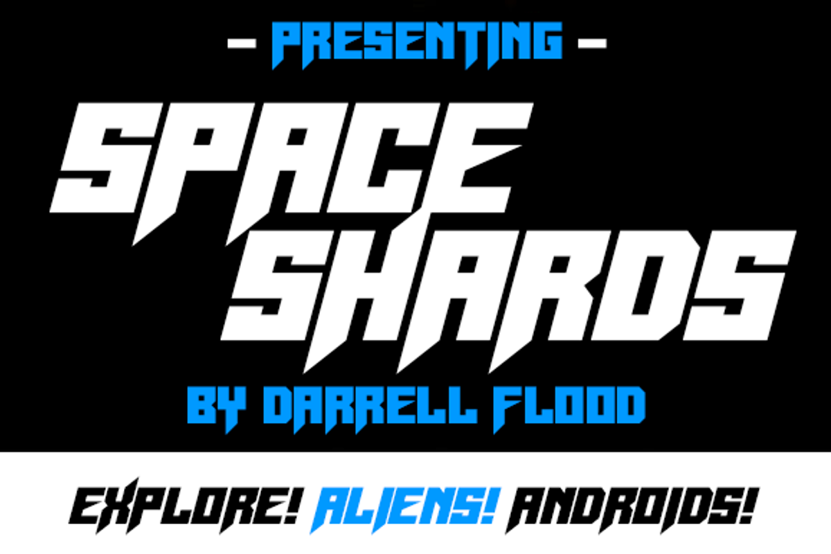 Space Shards Font | HAWTPIXEL - Darrell Flood | FontSpace