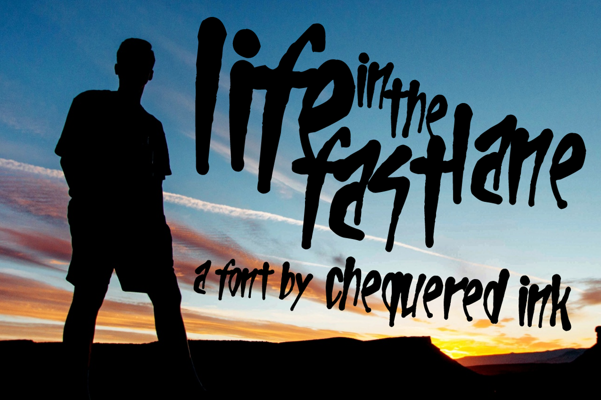 Life In The Fast Lane Font - Free Download