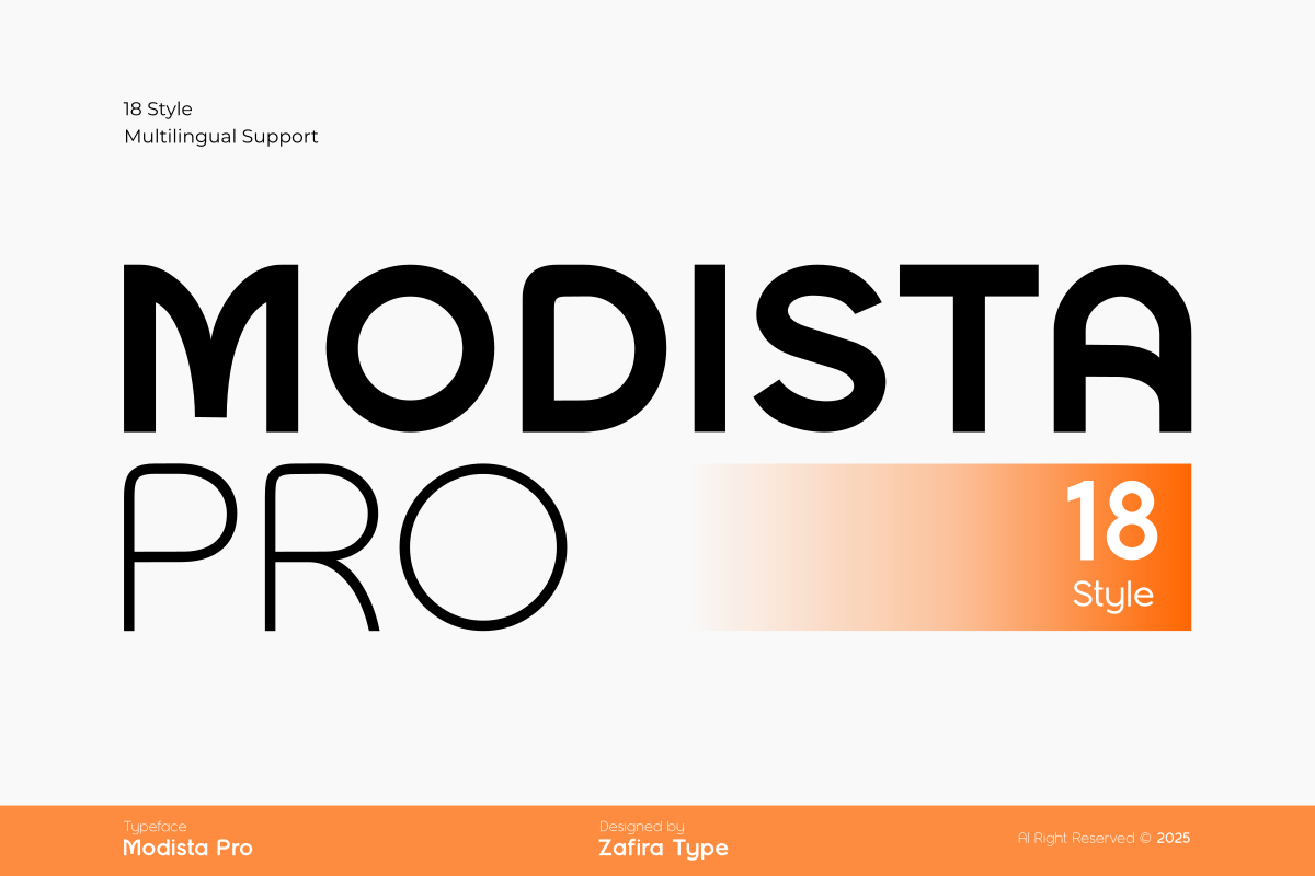 Modista Pro Medium Font - Free Download