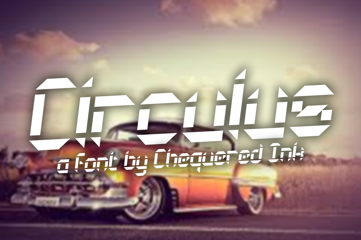 Circulus Font | Chequered Ink | FontSpace