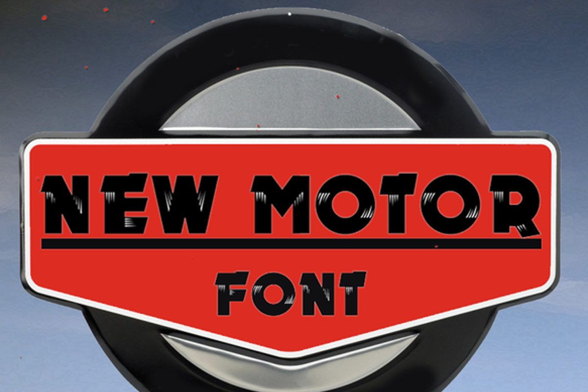 New MOTOR Font - Free Download