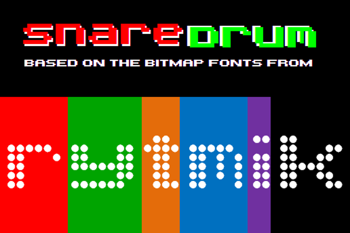 SnareDrum One NBP Font | total FontGeek DTF, Ltd. | FontSpace