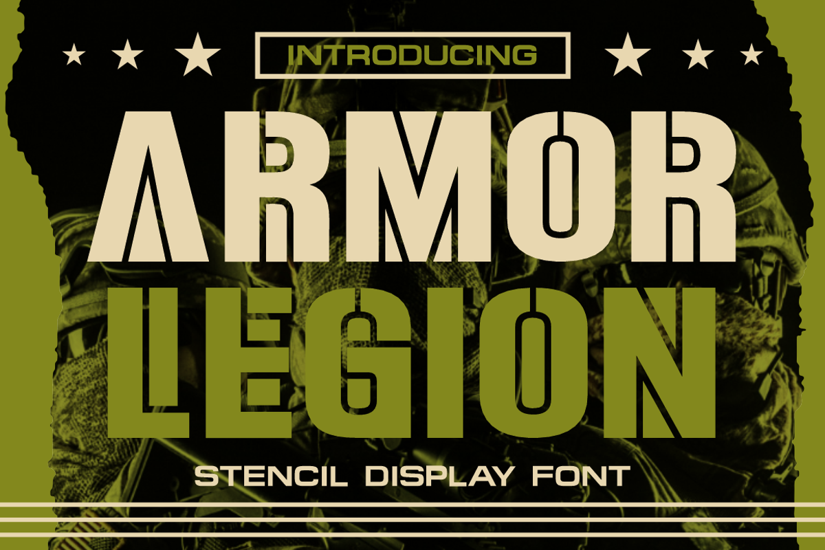 Armor Legion Font - Free Download