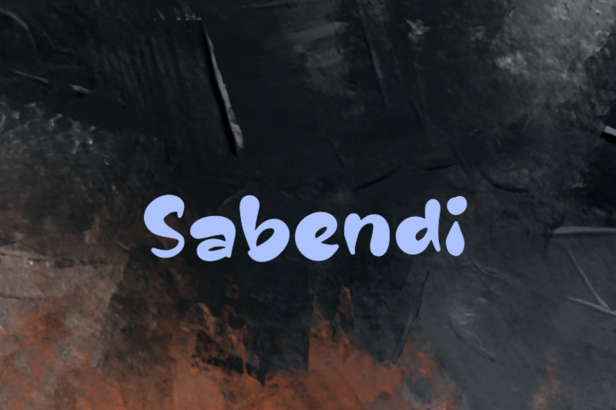 S Sabendi Font Wepfont Fontspace