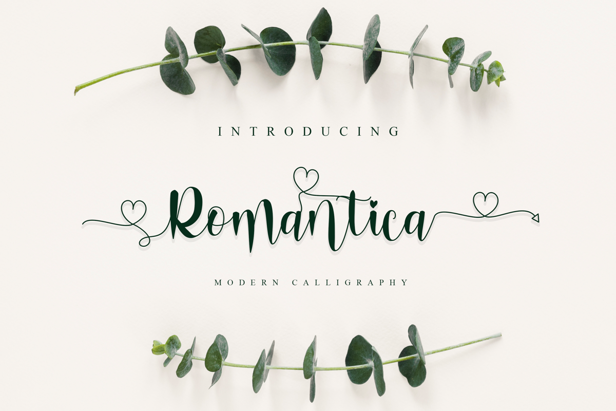 Romantica Font | Fiqiart | FontSpace