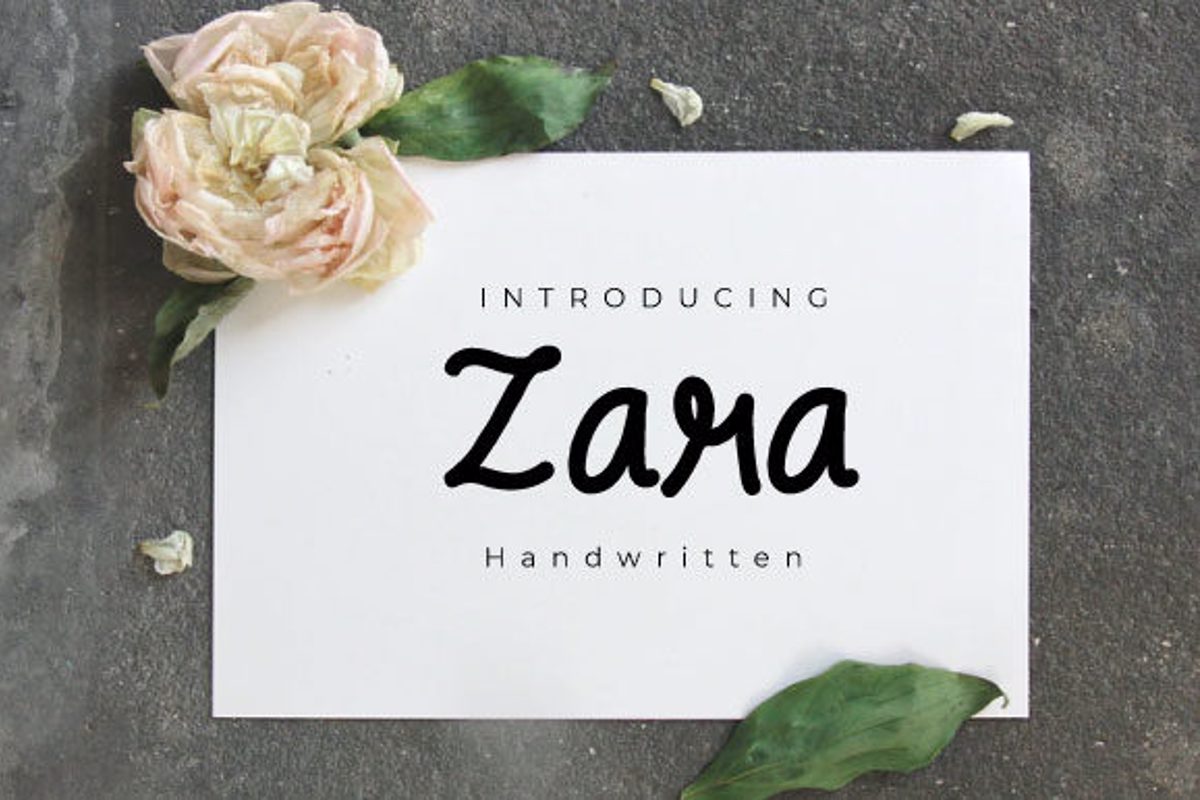 Zara Font Letterayu Studio FontSpace Zara Font Letterayu Studio FontSpace