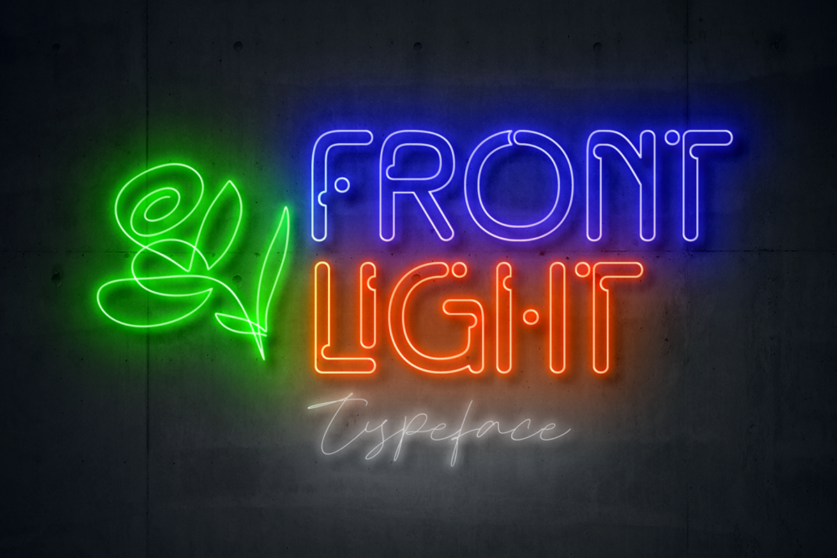 Front Light Font | Alit Design | FontSpace