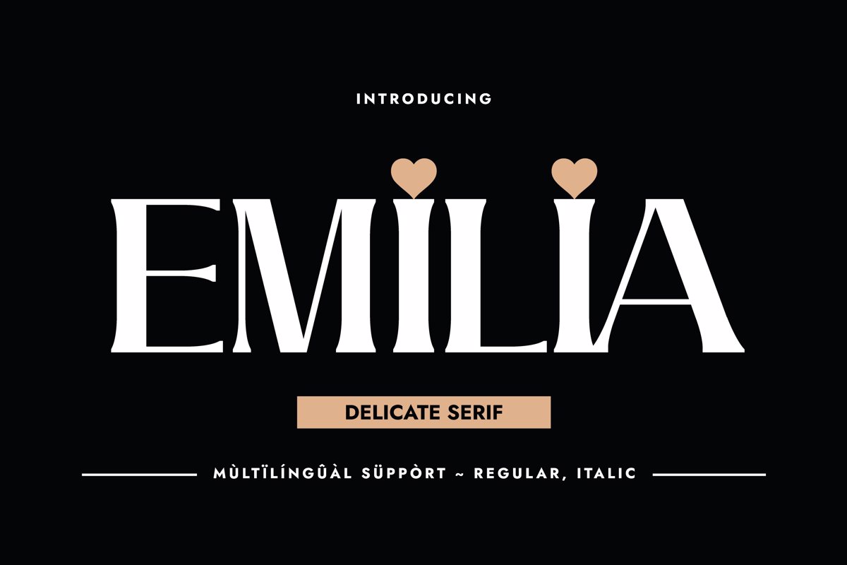 EMILIA Font - Free Download