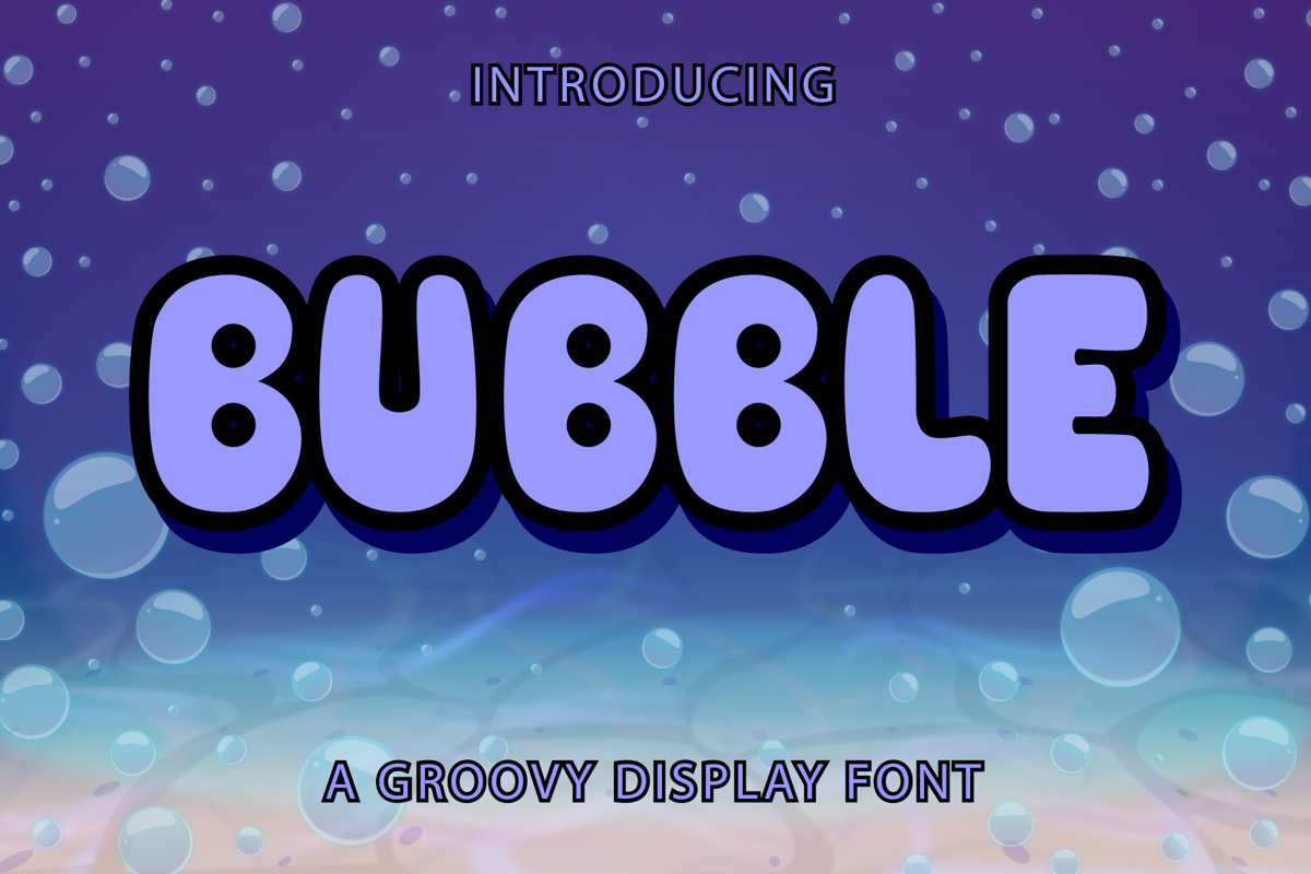Bubble Font | Kido Studio | FontSpace