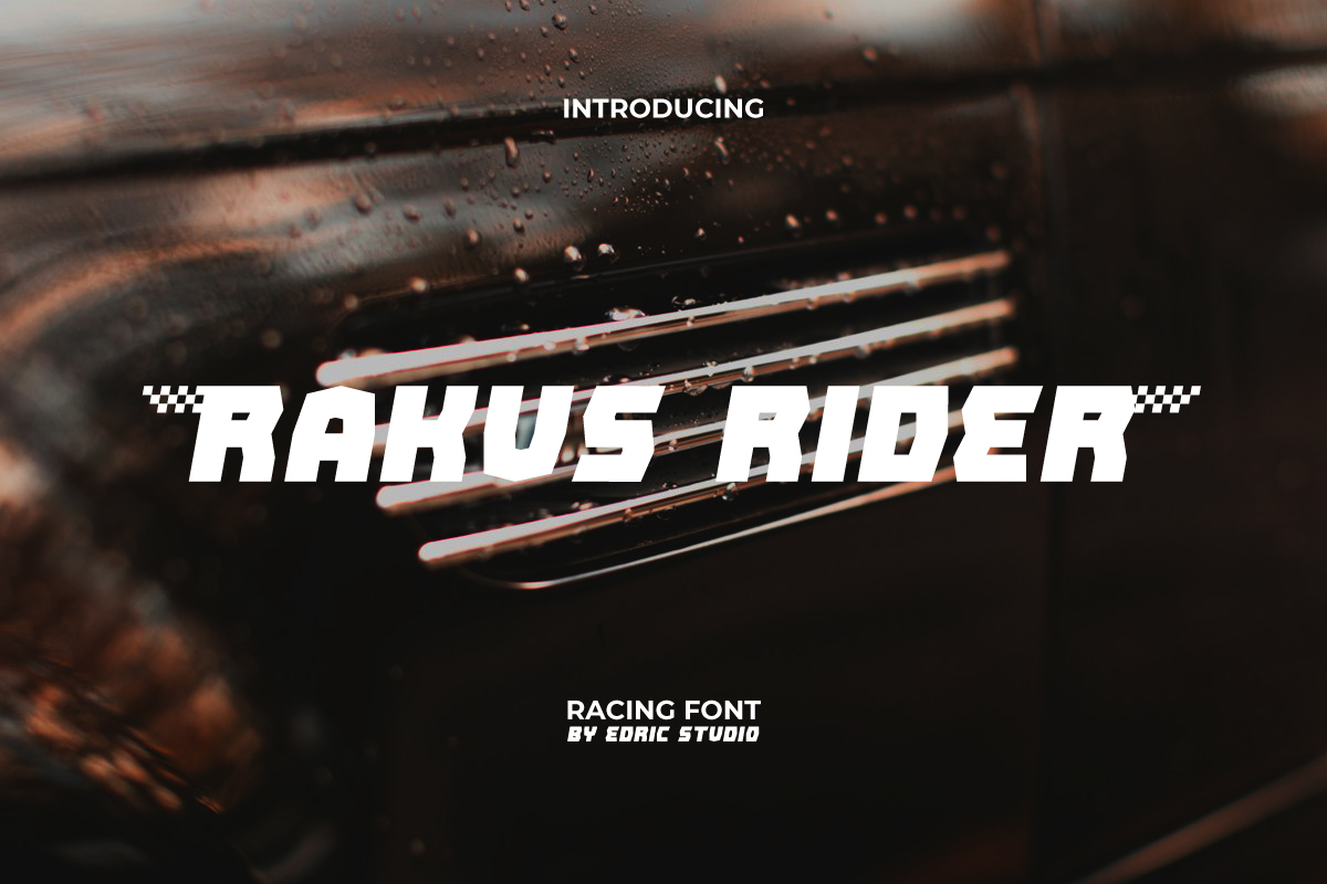 Rakus Rider Font - Free Download
