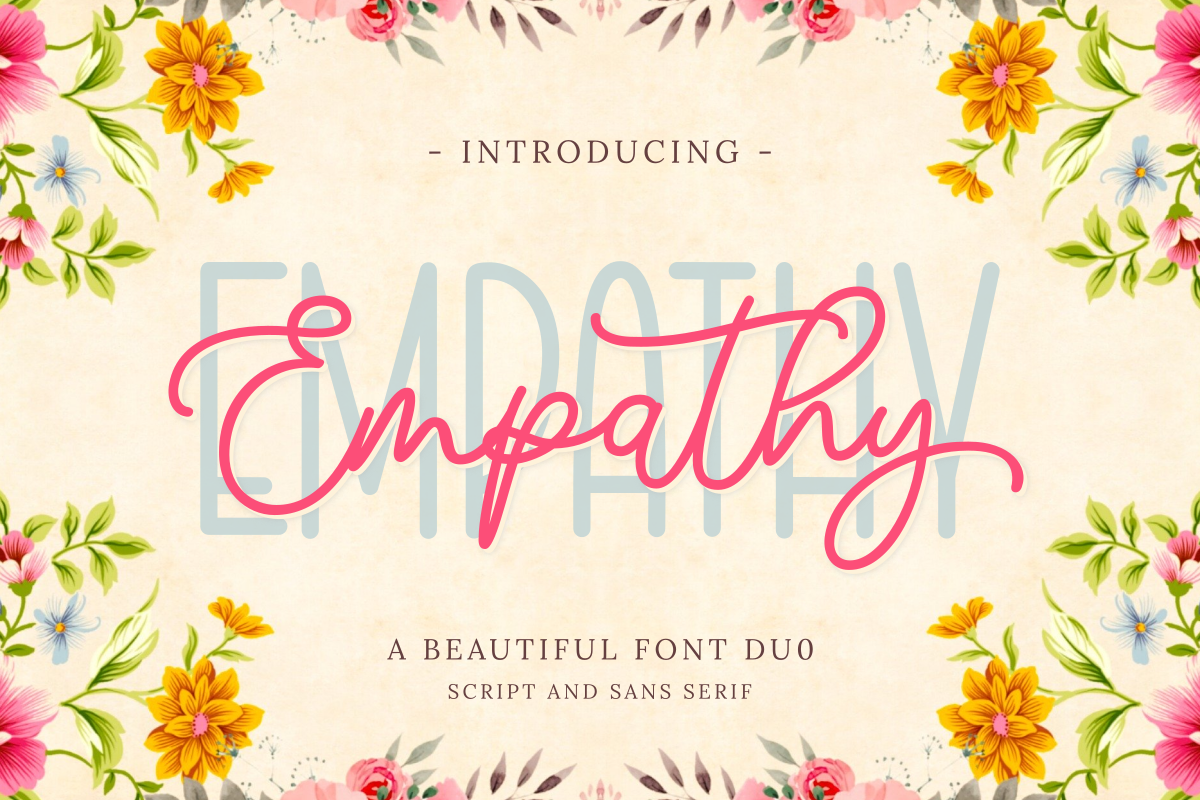 Empathy Script Font | Ghuroba Studio | FontSpace