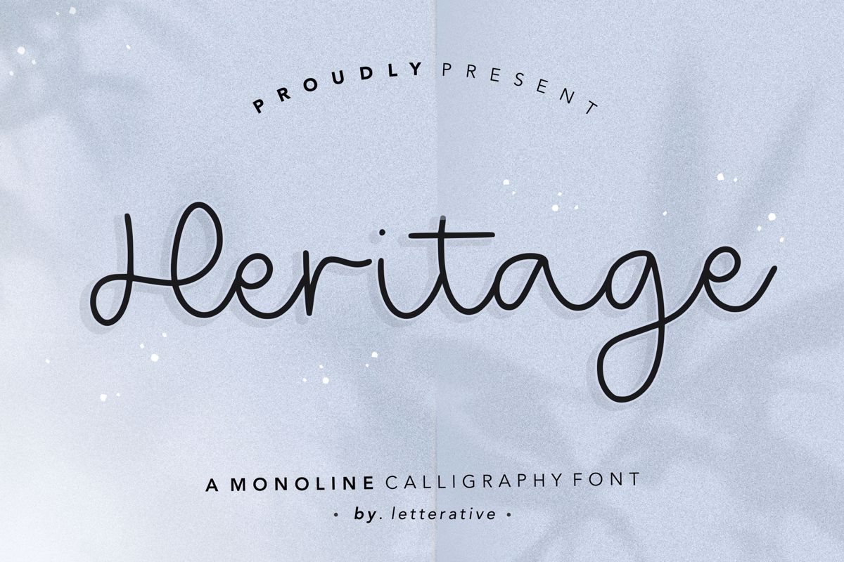 Heritage Font | letterativestudio | FontSpace