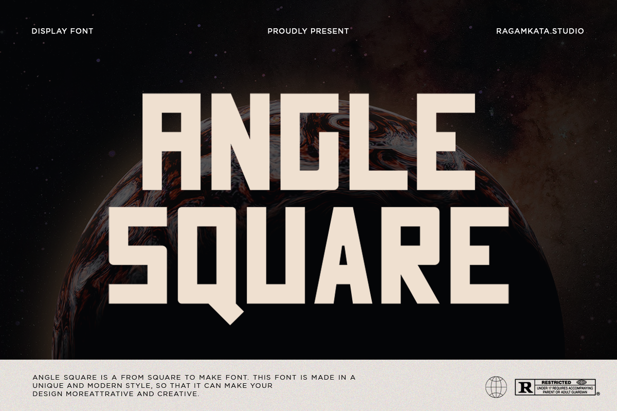 Angle Square Font - Free Download