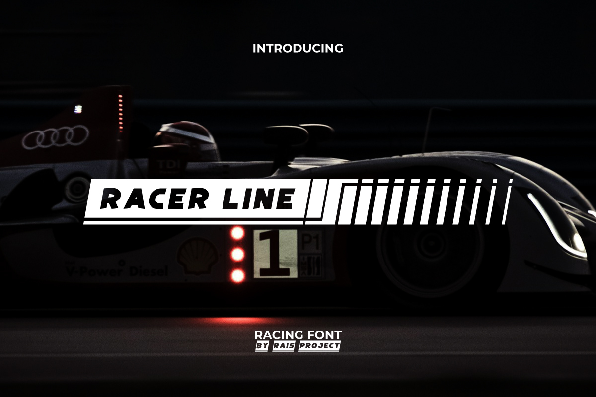 Racer Line Font | RaisProject | FontSpace