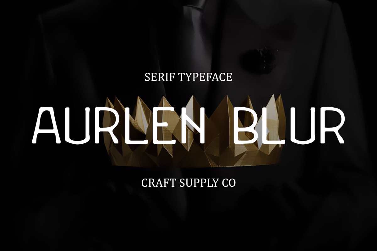 Aurlen Blur Font | craftsupplyco | FontSpace