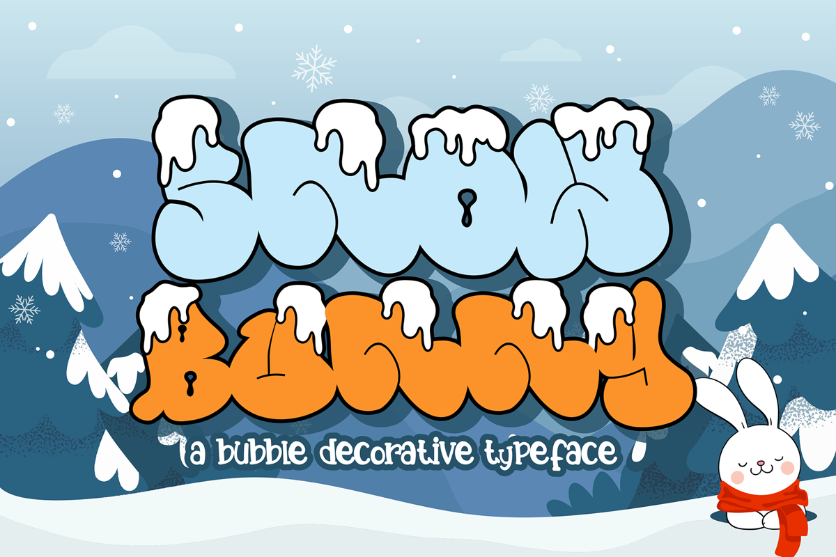 Snow Bunny Font | Cikareotype Studio | FontSpace