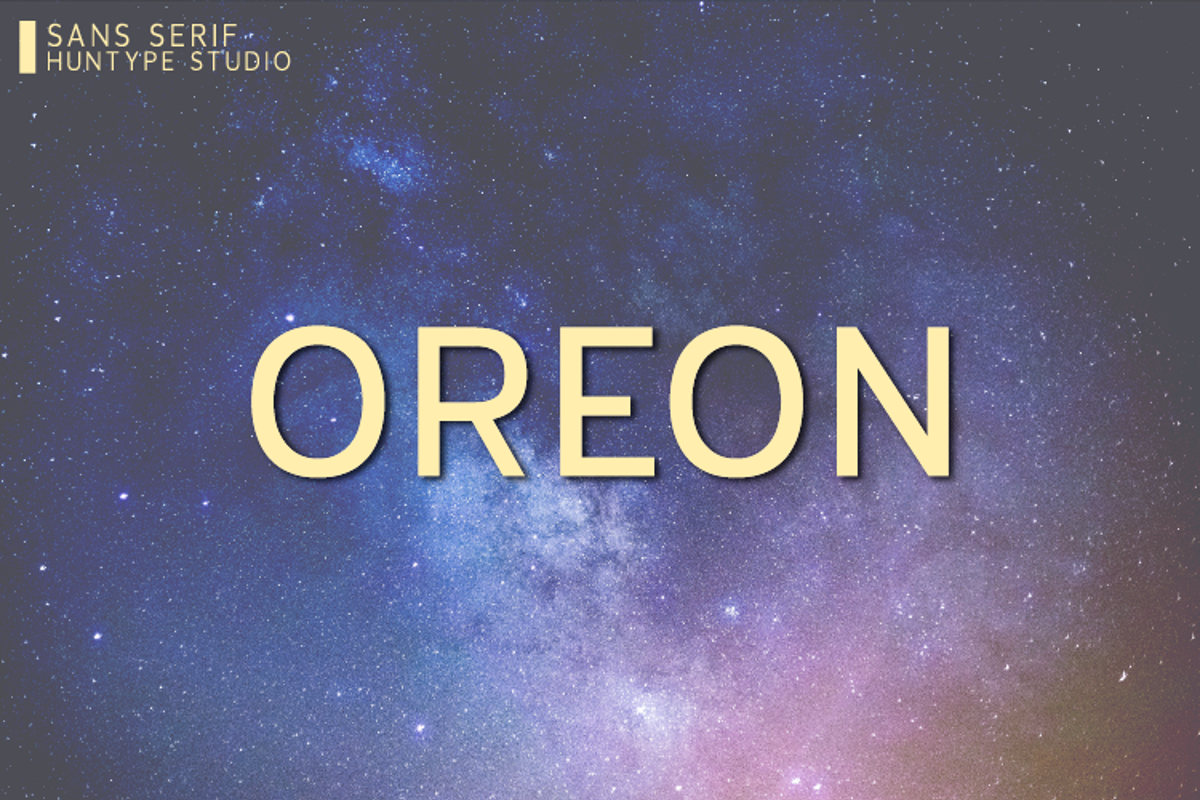 Oreon Font | Huntype | FontSpace