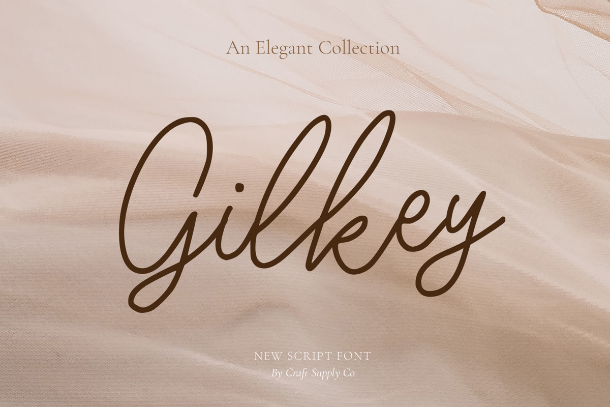 Gilkey Font | craftsupplyco | FontSpace
