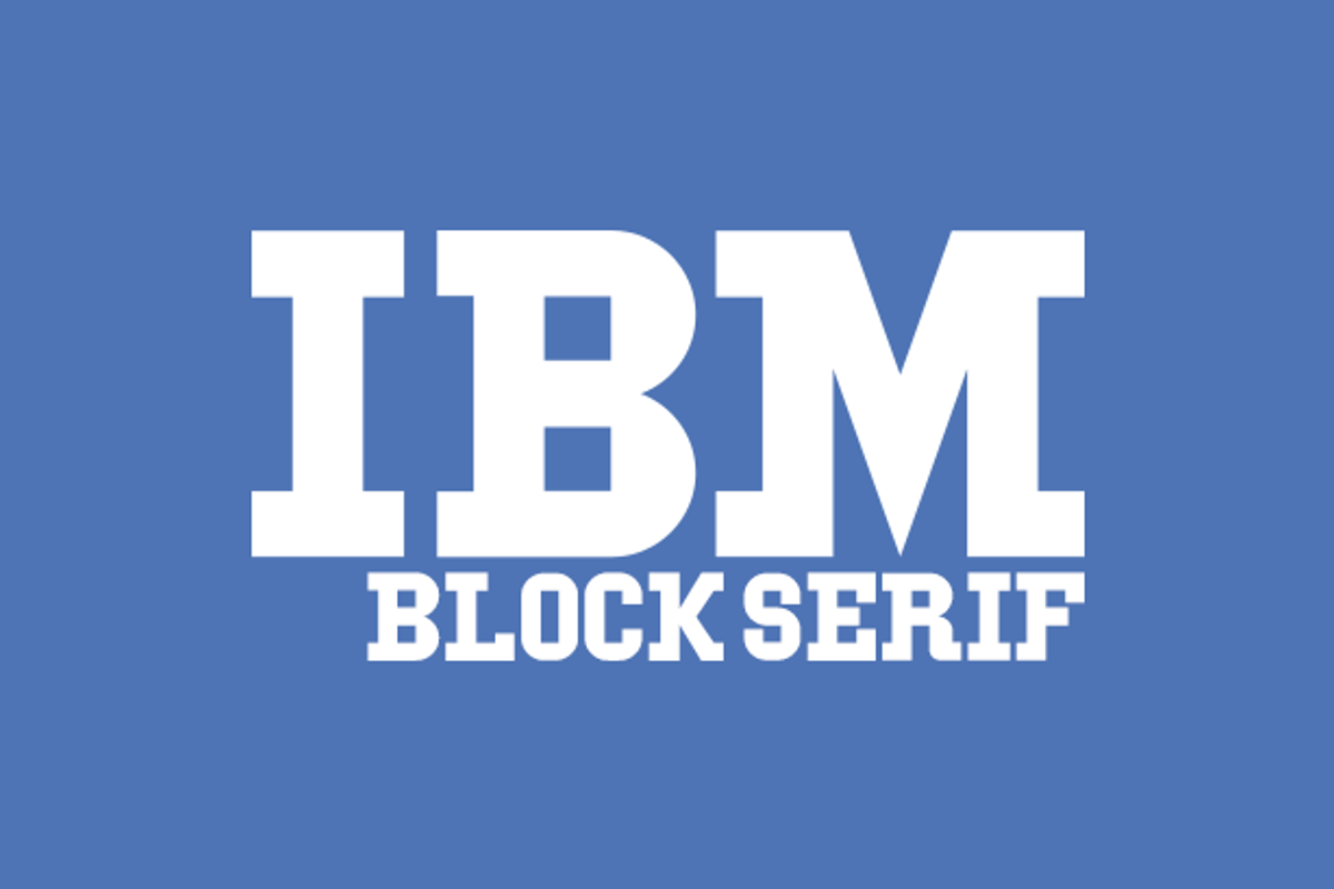 IBM Block Serif Font - Free Download