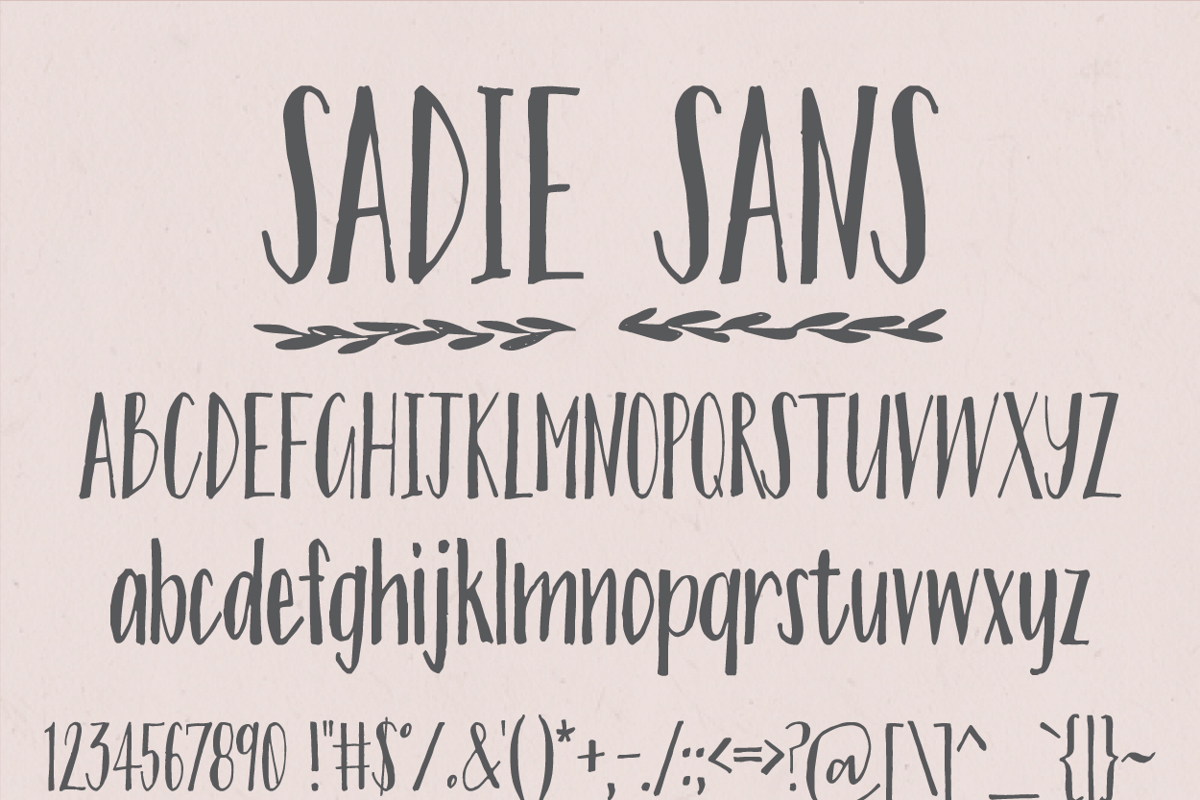 Sadie Sans Font | PetroVivier | FontSpace