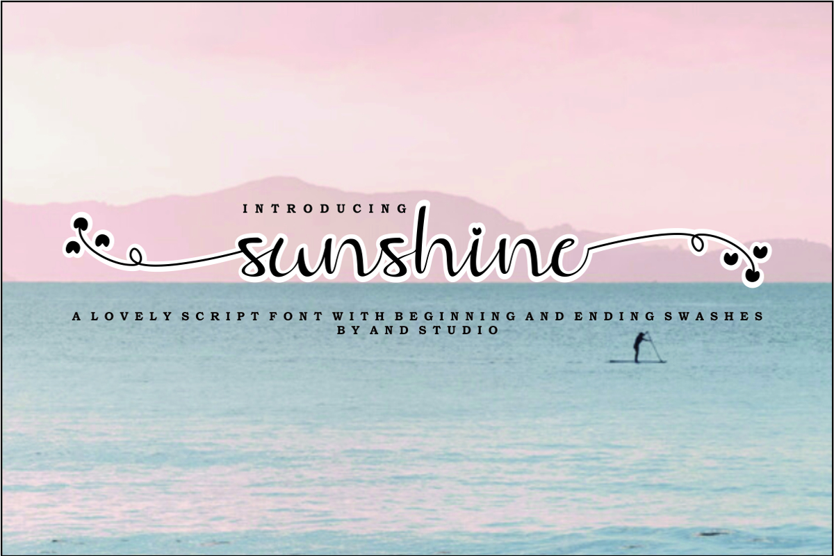 Sunshine Font | Andstudio | FontSpace