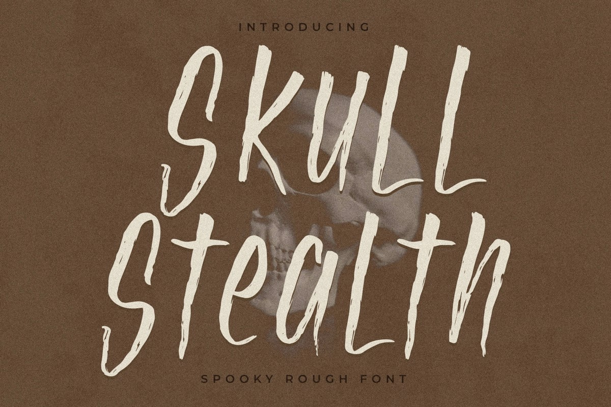 Skull Stealth Font - Free Download
