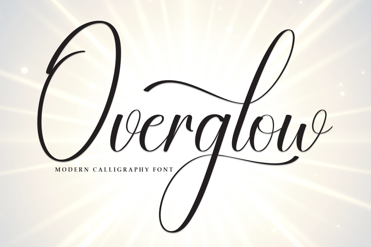 Overglow Font - Free Download