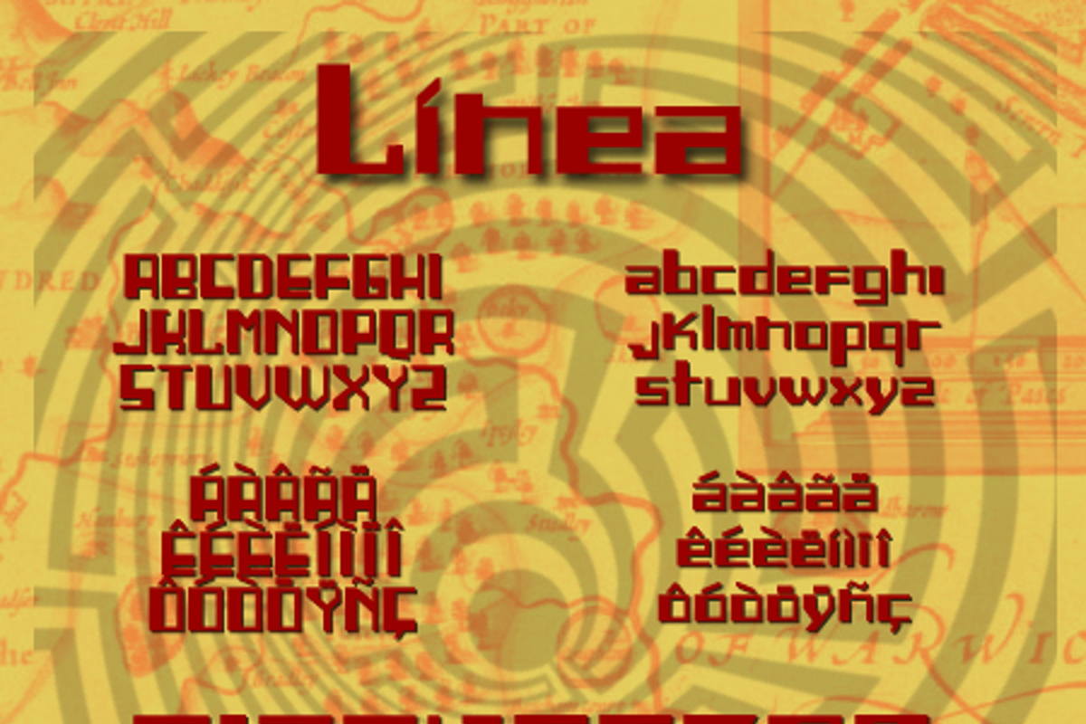Linea Font | Matias Romero | FontSpace