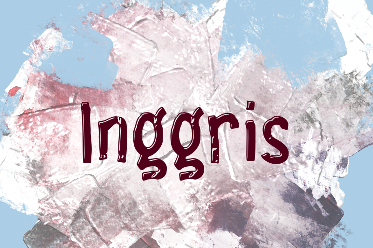 I Inggris Font | wepfont | FontSpace