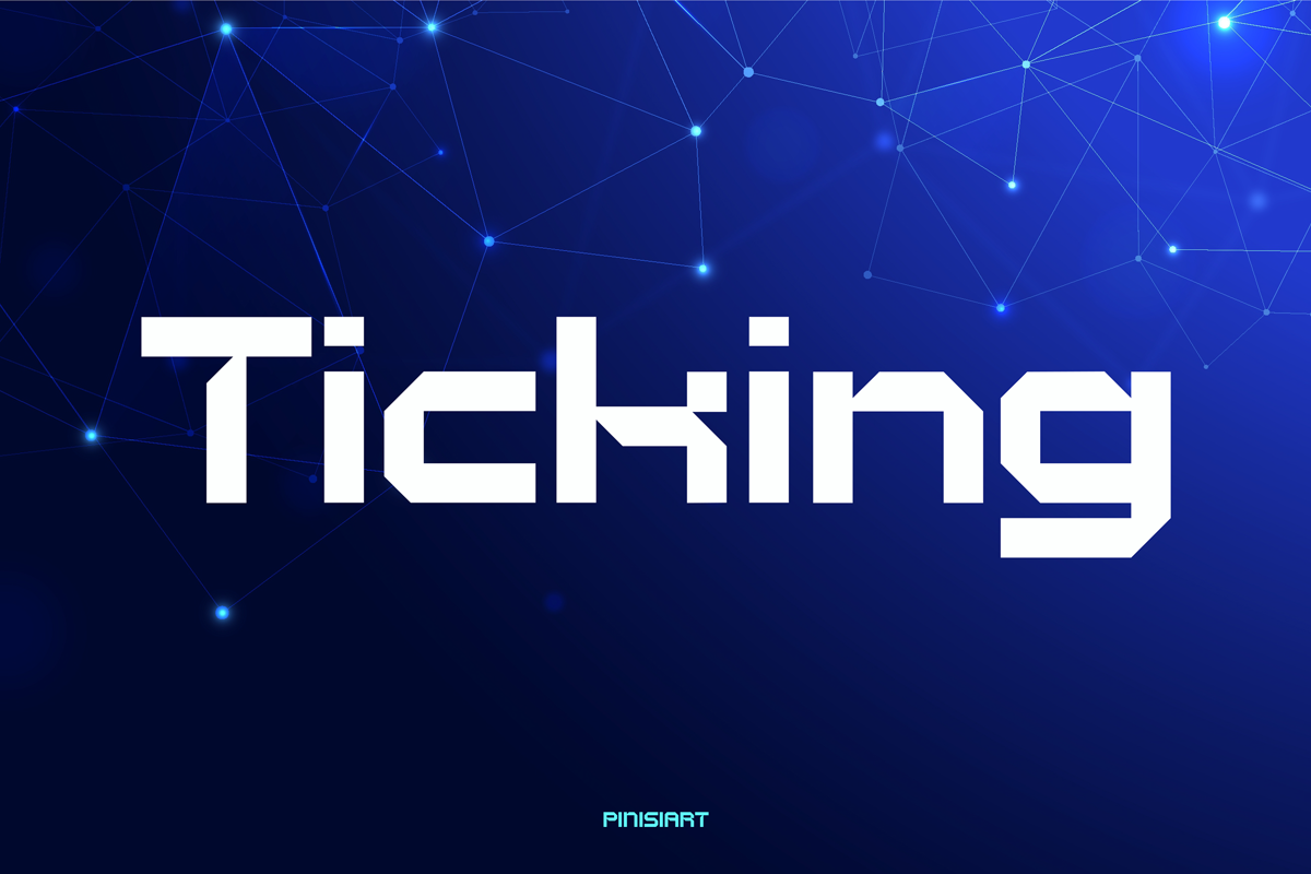Ticking Font - Free Download