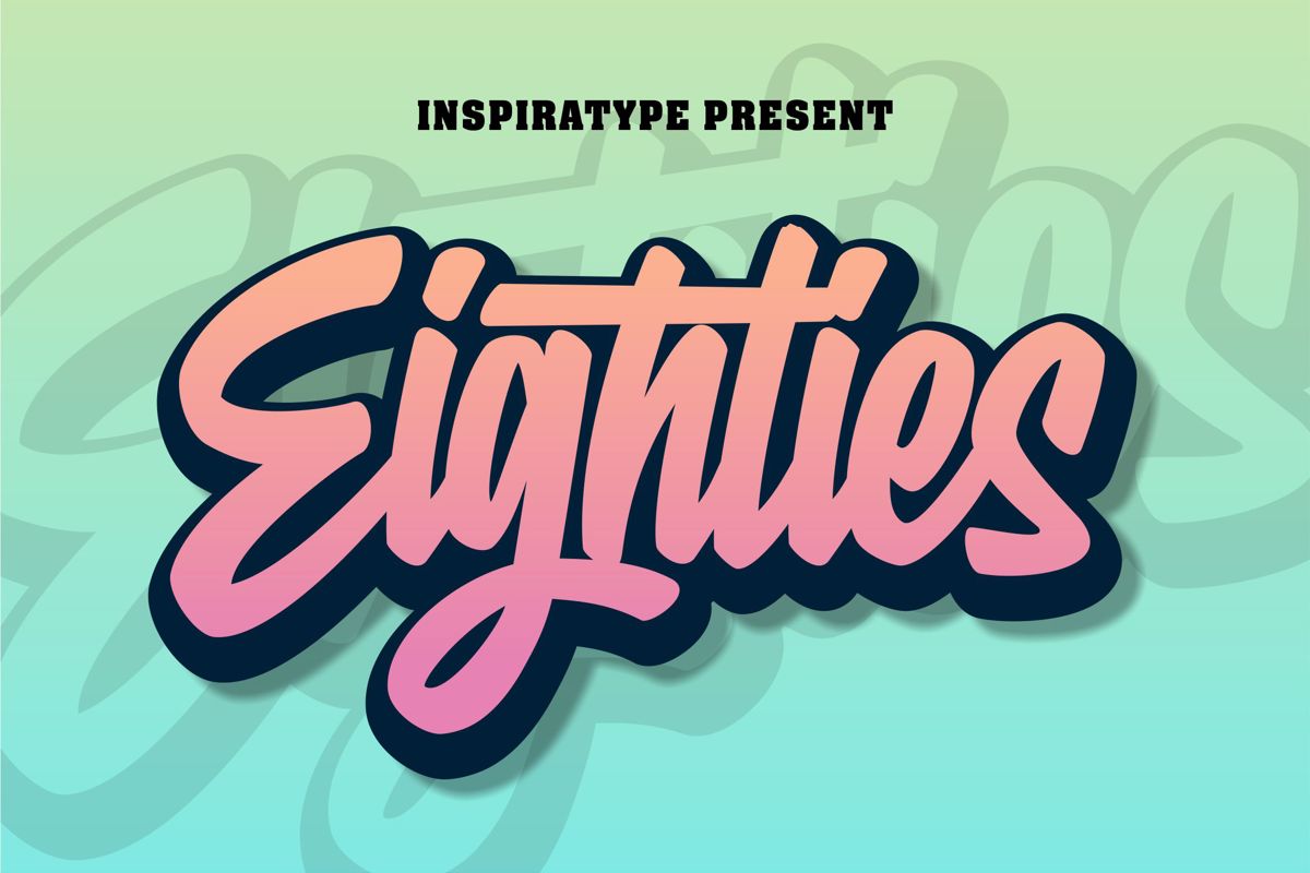 Eighties Font | inspirasign | FontSpace