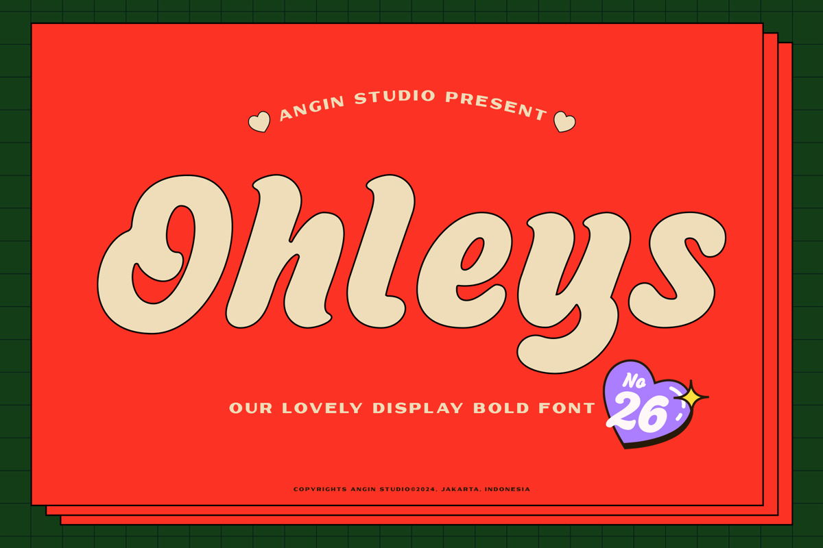 Ohleys Font | Angin.studio | FontSpace