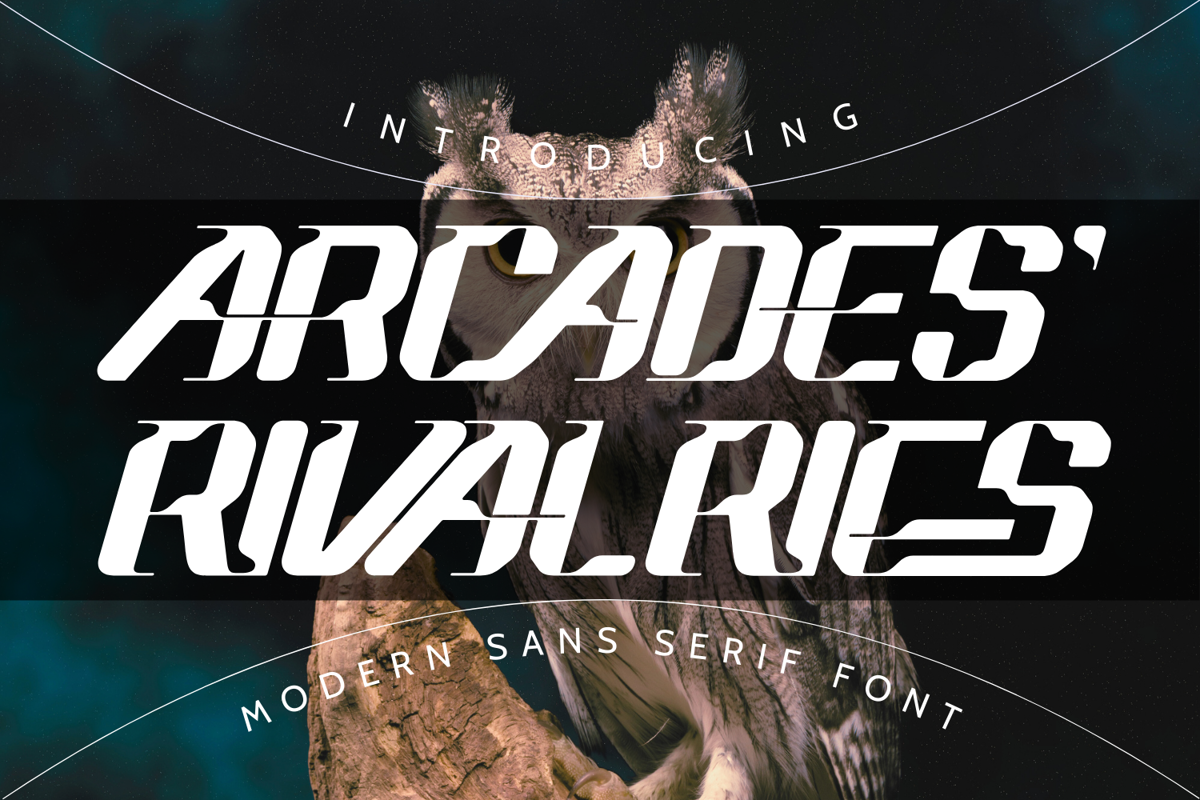 ARCADES RIVALRIES Font | 177Studio | FontSpace