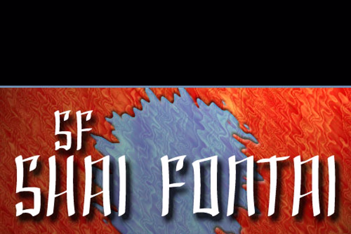 SF Shai Fontai Font - Free Download