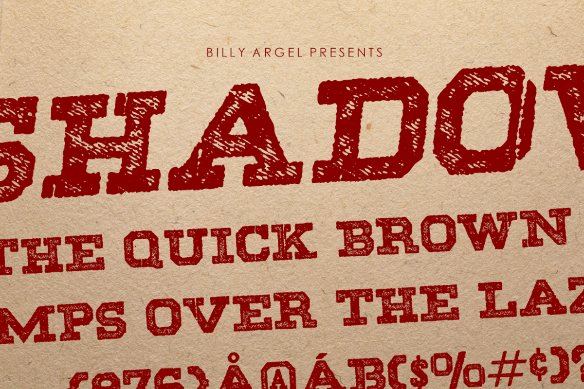 SHADOWS ITALIC Font - Free Download