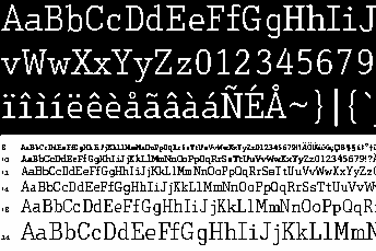 European Typewriter Font - Free Download