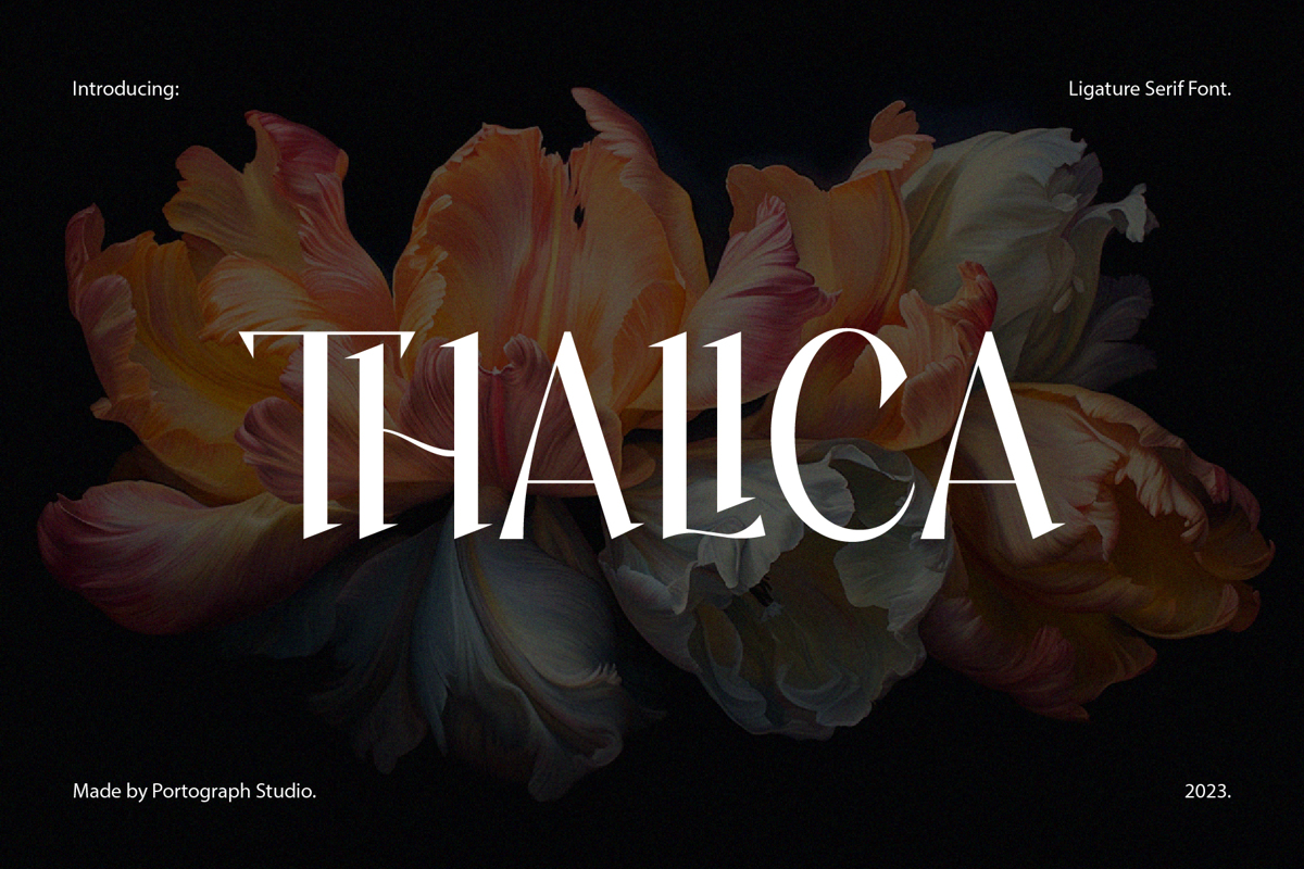 Thalica Font | Portograph | FontSpace