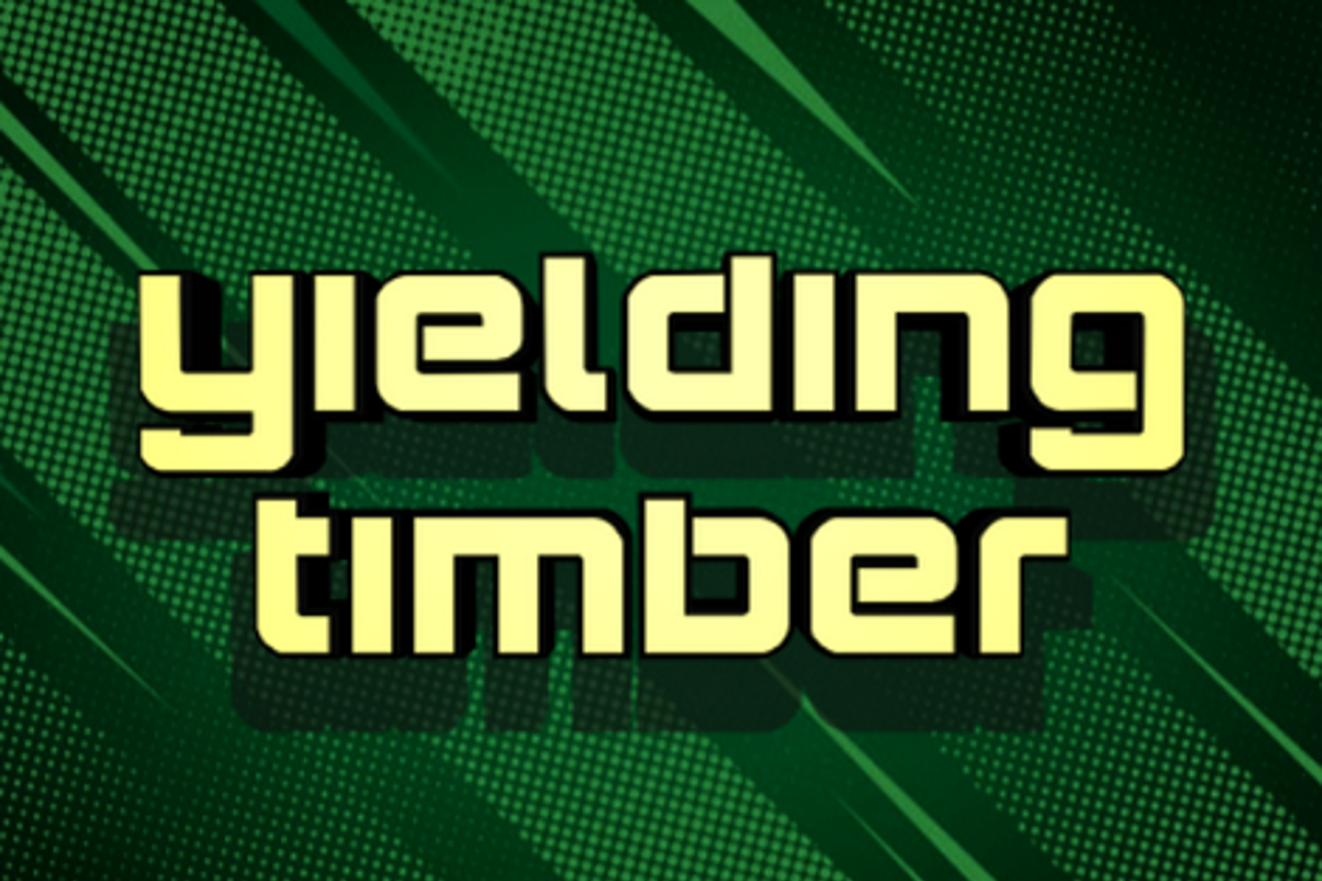 Yielding Timber Font | Iconian Fonts | FontSpace