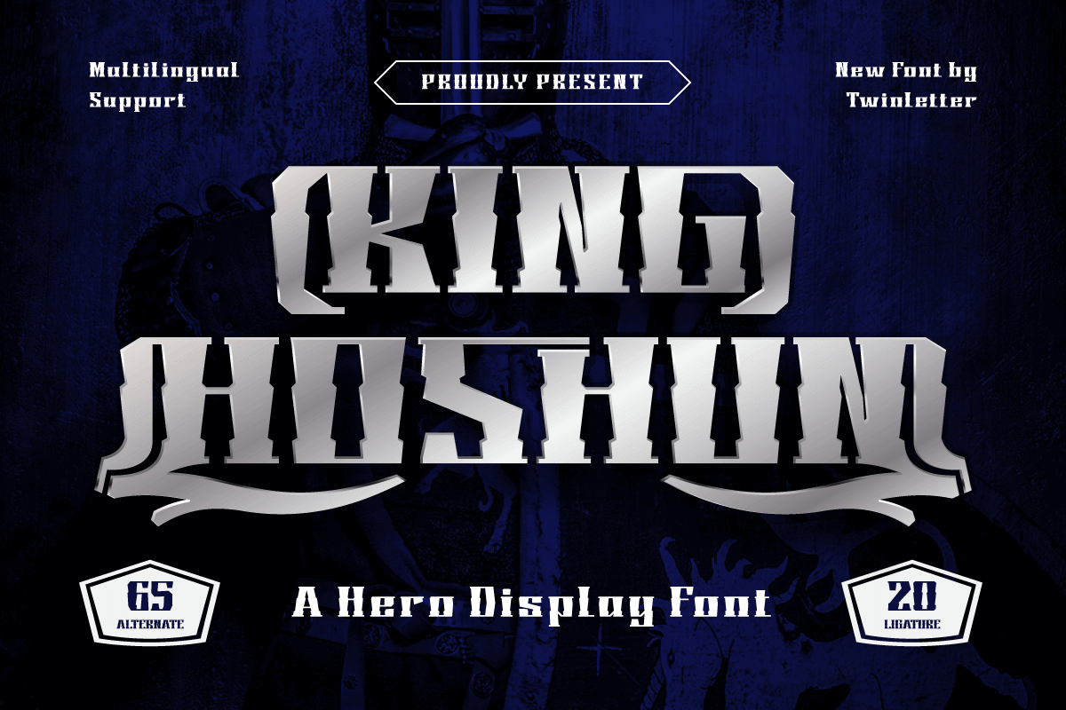 KING HOSHUN Trial Font | twinletter | FontSpace