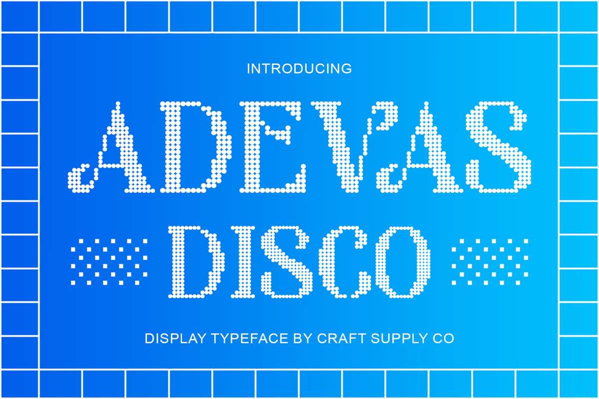 Adevas Disco Font - Free Download