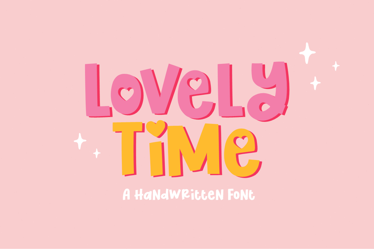 Lovely Time Font | ReyreyBlue | FontSpace